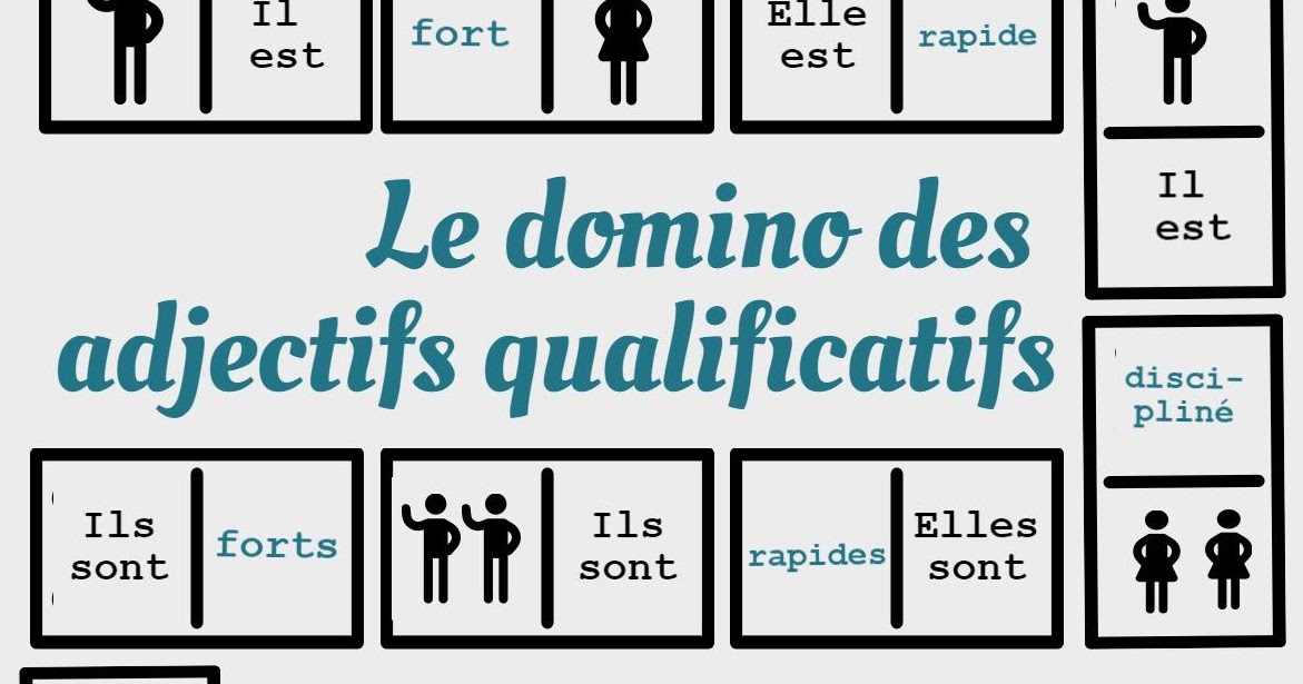 El Conde. fr: Le domino des adjectifs qualificatifs