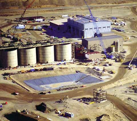 Mining Operations And Gold Processing In Cortez Mine Nevada ...