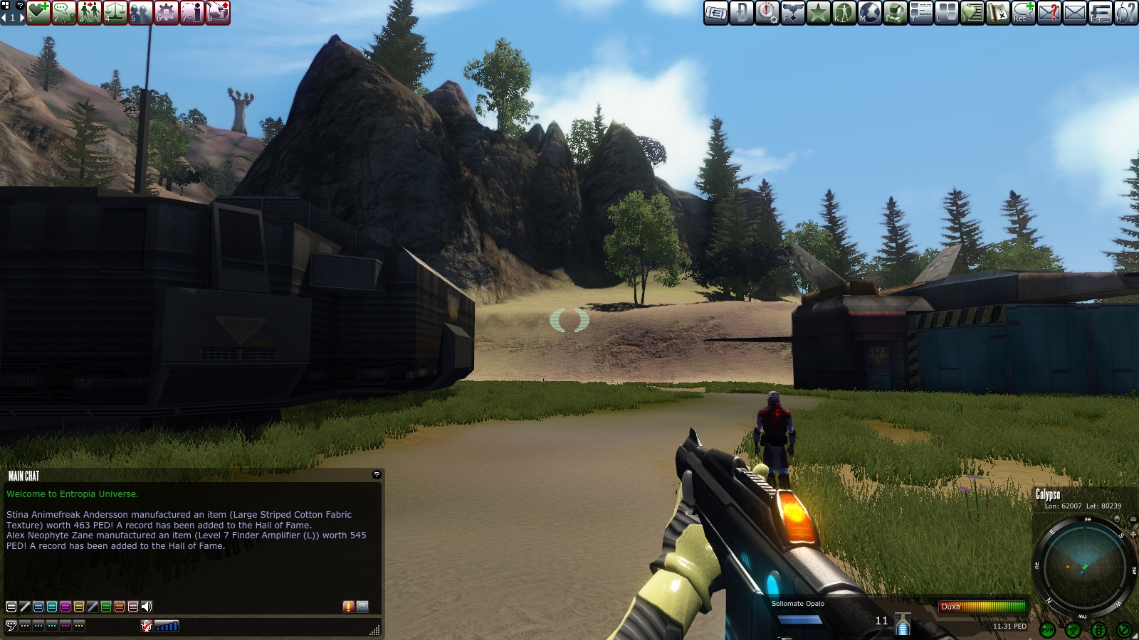 Choose Your Weapon: Entropia Universe