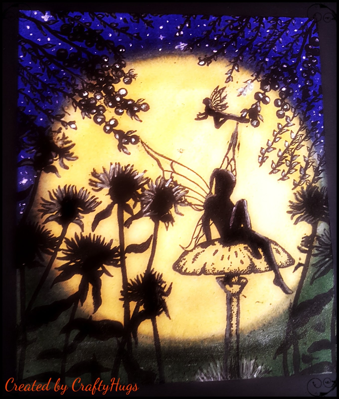 CraftyHugs: Sparkle pens and Fantasy stamps