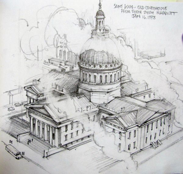 Gurney Journey: Saint Louis Courthouse