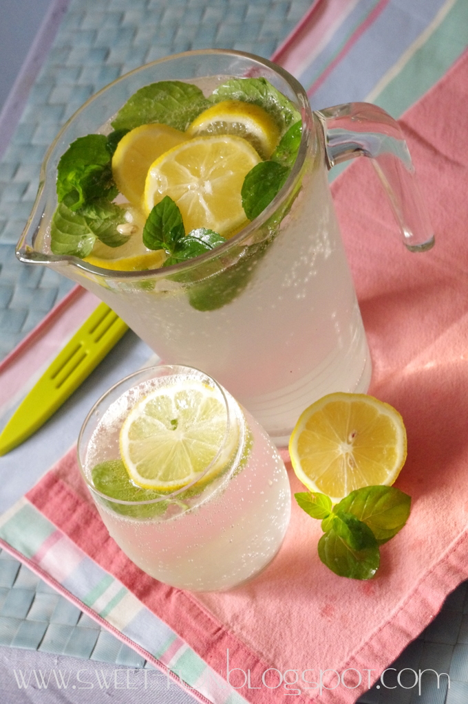 Lemoniada z miętą pomarańczową
