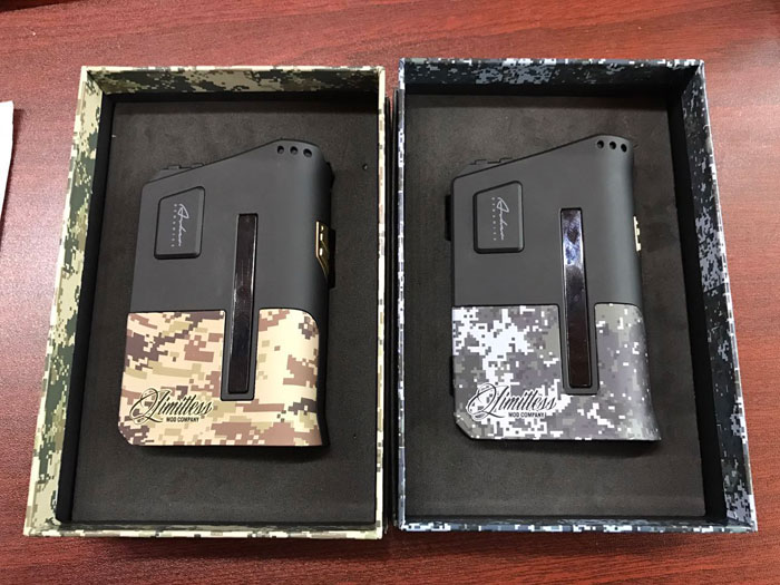 Alex Vape ECIGS: Limitless Arms Race Mod 200W