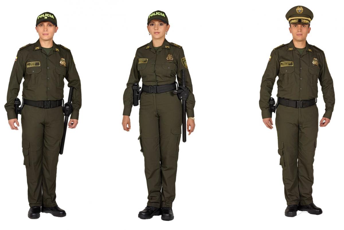 Momentos de historia de la Policía Nacional de Colombia : Uniforme ...