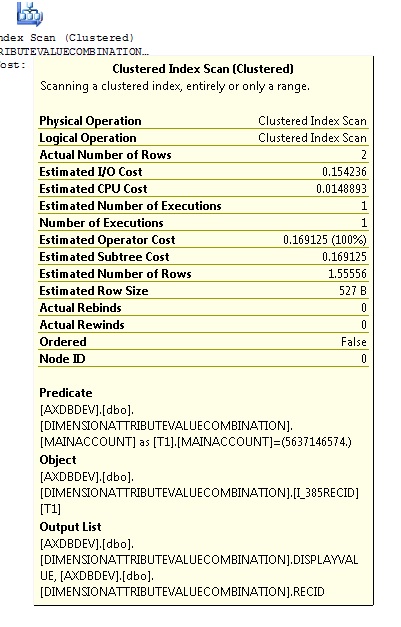 Dynamics AX Cloud: Analyzing SQL execution plans in SQL Server ...