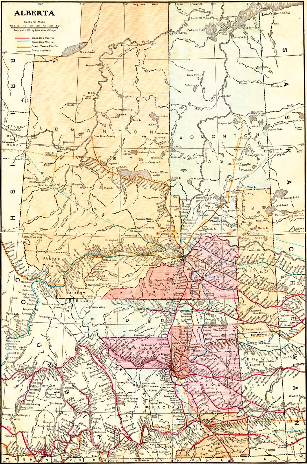Rolly Martin Country: Alberta in a 1915 School Atlas
