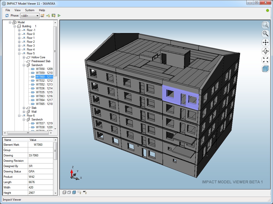 SIM SALA BIM: IMPACT Model Viewer (MV)