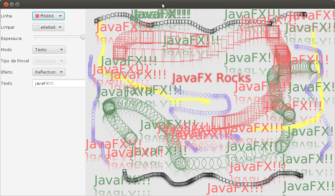 Aprendendo JavaFX: Desenhando livremente com Canvas e o ColorPicker