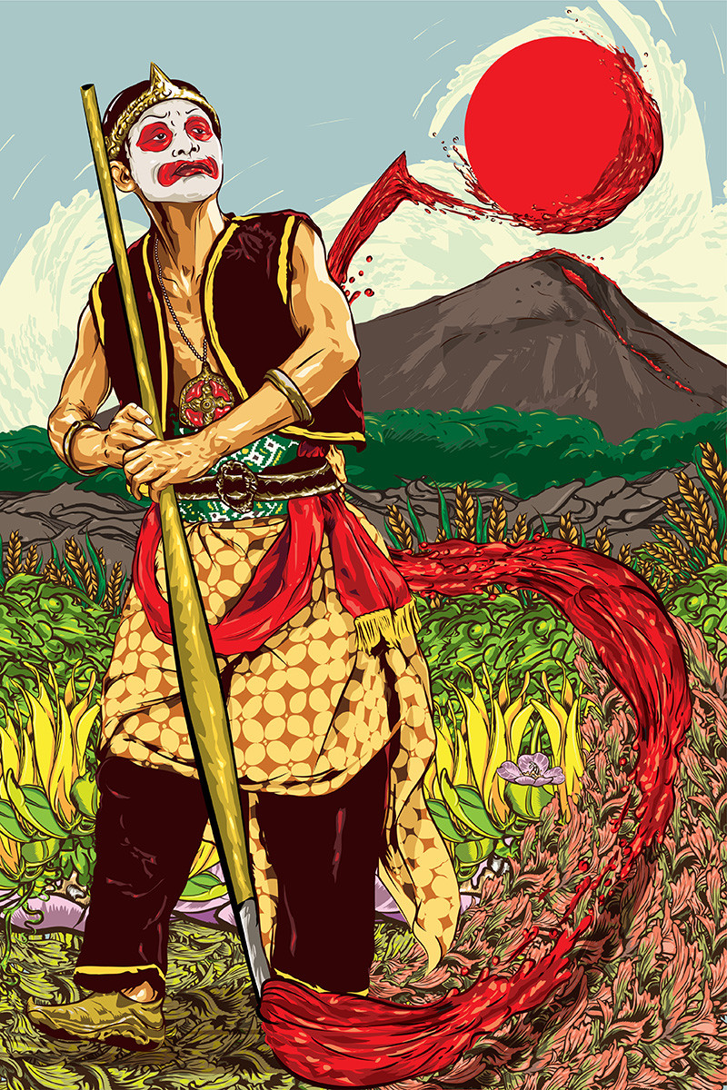 Gareng the eldest son of Semar | Traditional Performance Javanese Puppet