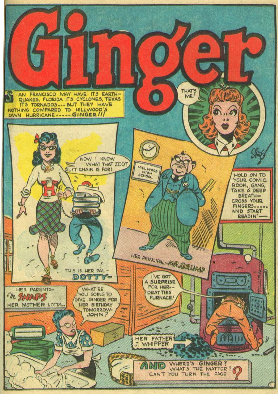 Four-Color Shadows: Ginger-Harry Sahle-1943