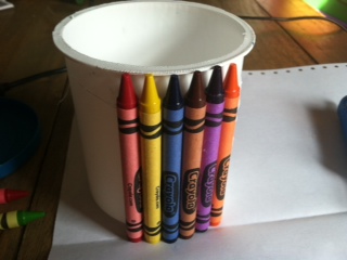 Young & Lively Kindergarten: How to Make a Crayon Cup