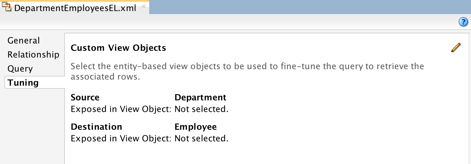 ADF Practice: Using Custom View Objects with Entity Associations