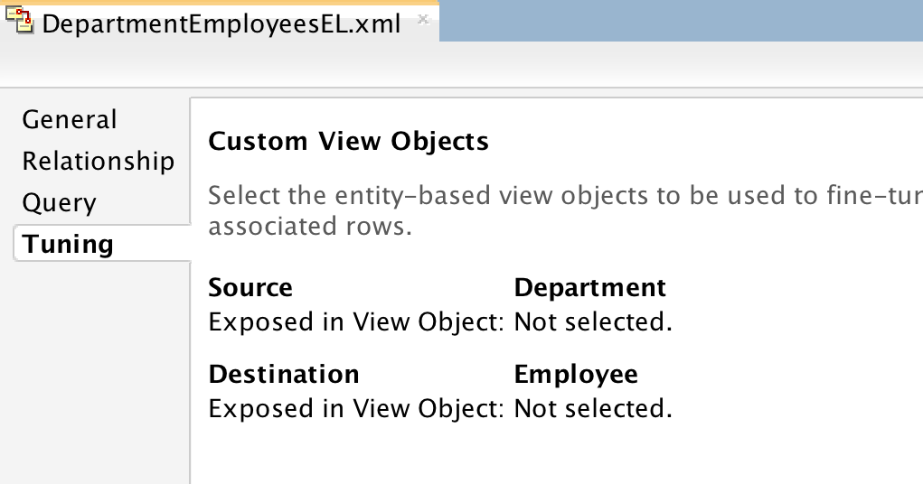 ADF Practice: Using Custom View Objects with Entity Associations