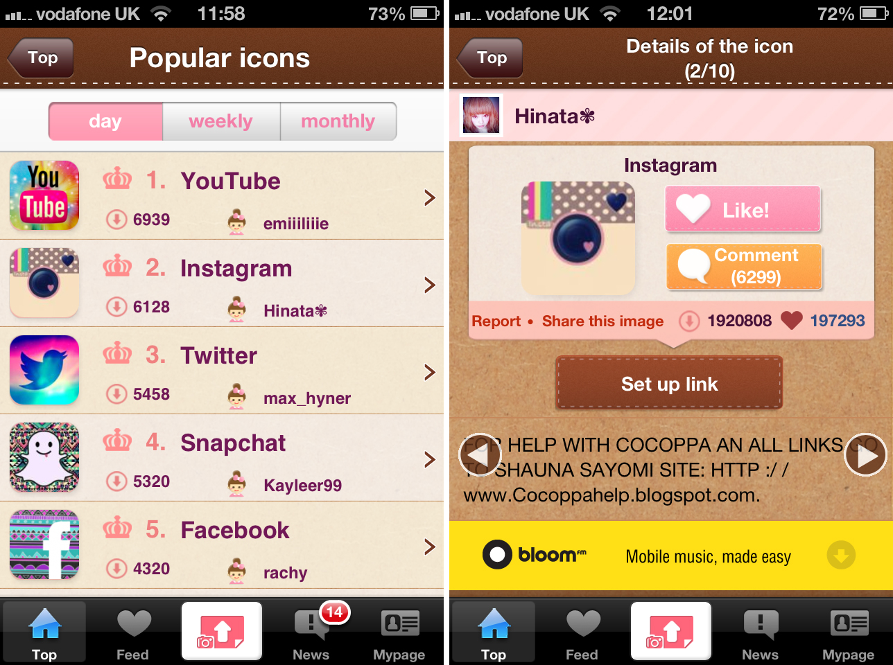How to use cocoppa & change iPhone icons (because it's so cute!)