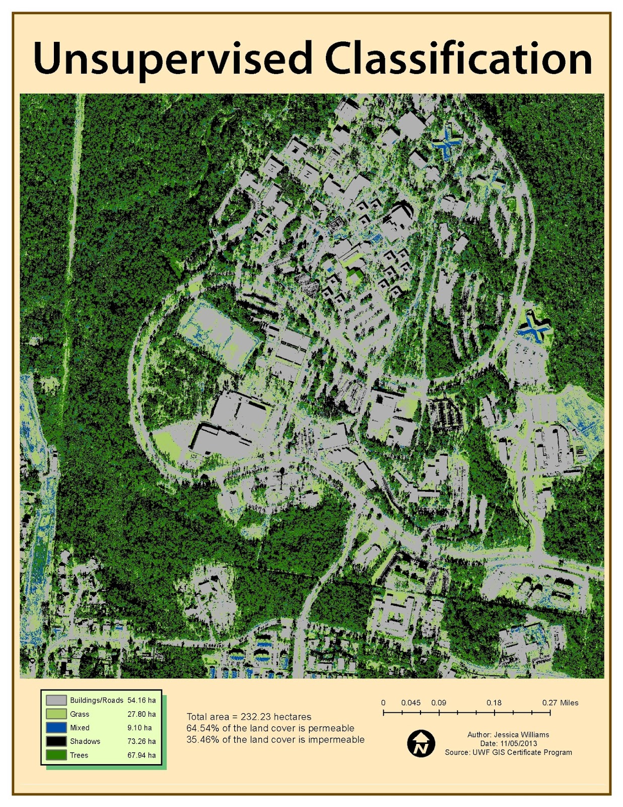 Uwf Online Gis Blog Unsupervised Classification