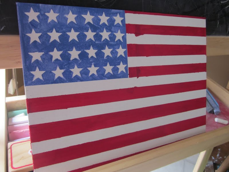 Embellishing Life: Patriotic Flags (Child Crafts)