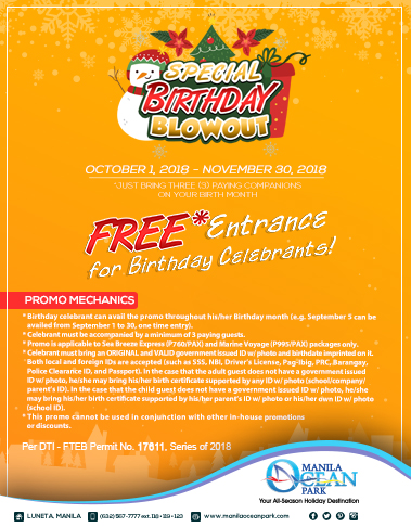 Manila Shopper: Manila Ocean Park Promo For Oct & Nov 2018 Birthday ...