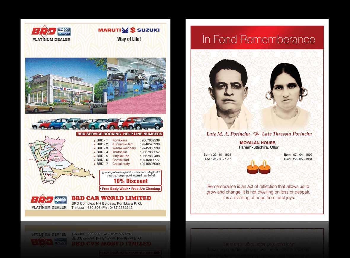 C & O ad-ventures: Magazine Advt. Design, Thrissur