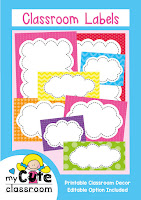 Classroom Labels | From the Pond