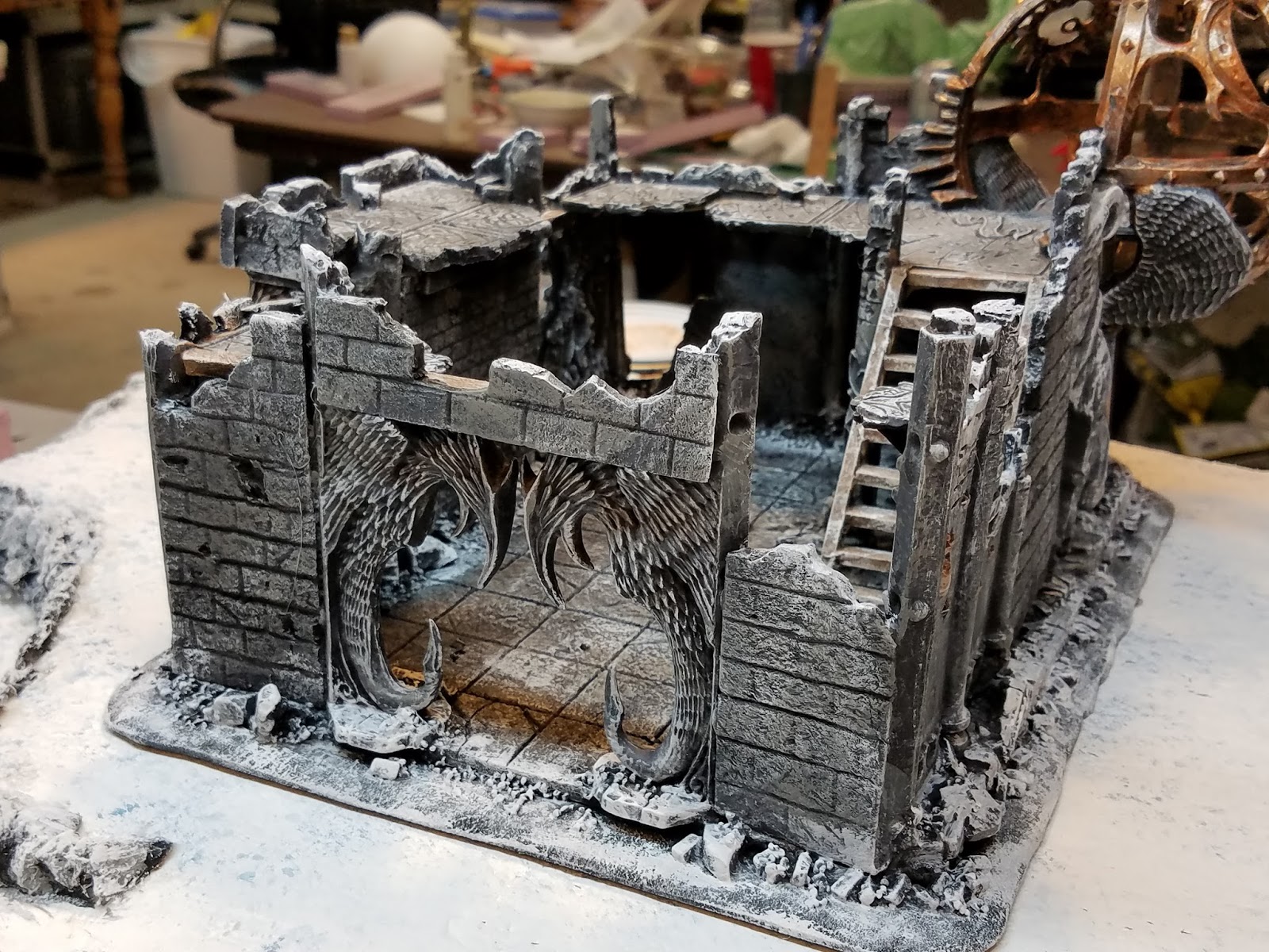Xin's Lair: Building a Frostgrave Table for Cold Wars, Part 4 and final