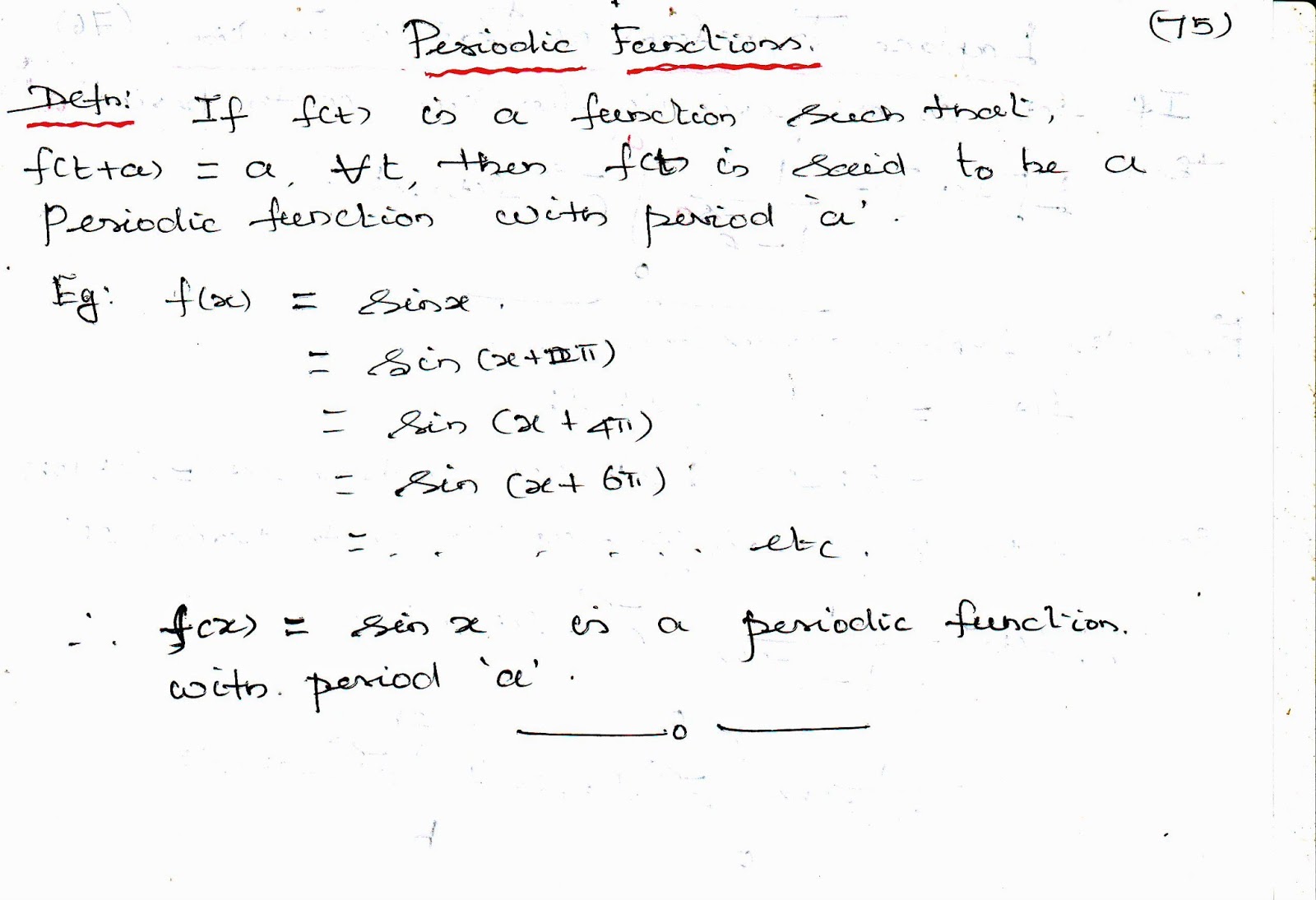 TPGIT - MATHEMATICS: Laplace Transform of Periodic Functions