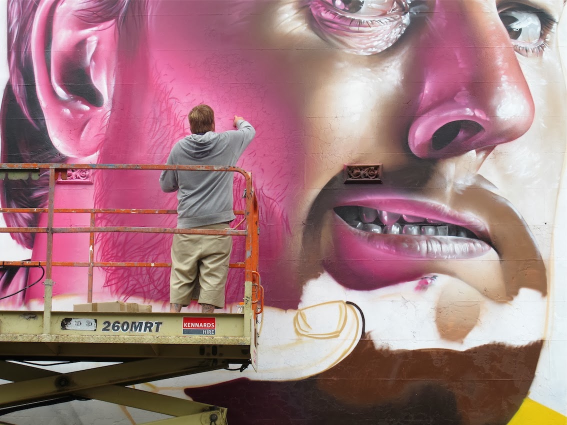 Smug New Mural - Fitzroy, Melbourne | StreetArtNews | StreetArtNews