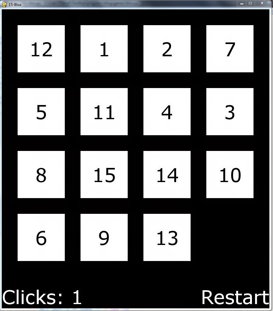 Daniel's Programming Blog: 15 Puzzle (Python / Pygame) Daniel's Programming Blog: 15 Puzzle (Python / Pygame)