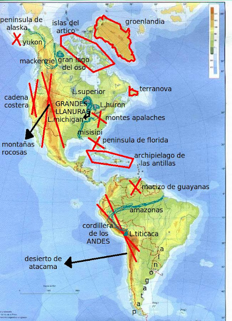 CARLOS: El relieve de América