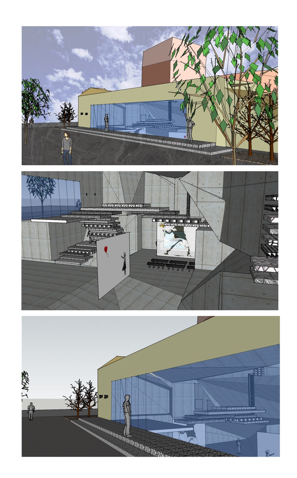 Salli Hanninen Arch-1101: Developed Sketchup Model