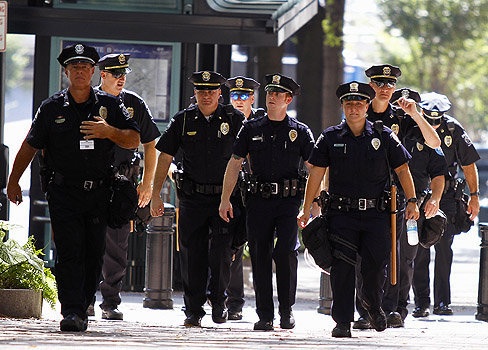 Cedar Posts and Barbed Wire Fences: CMPD Gets All Dressed Up for the DNC