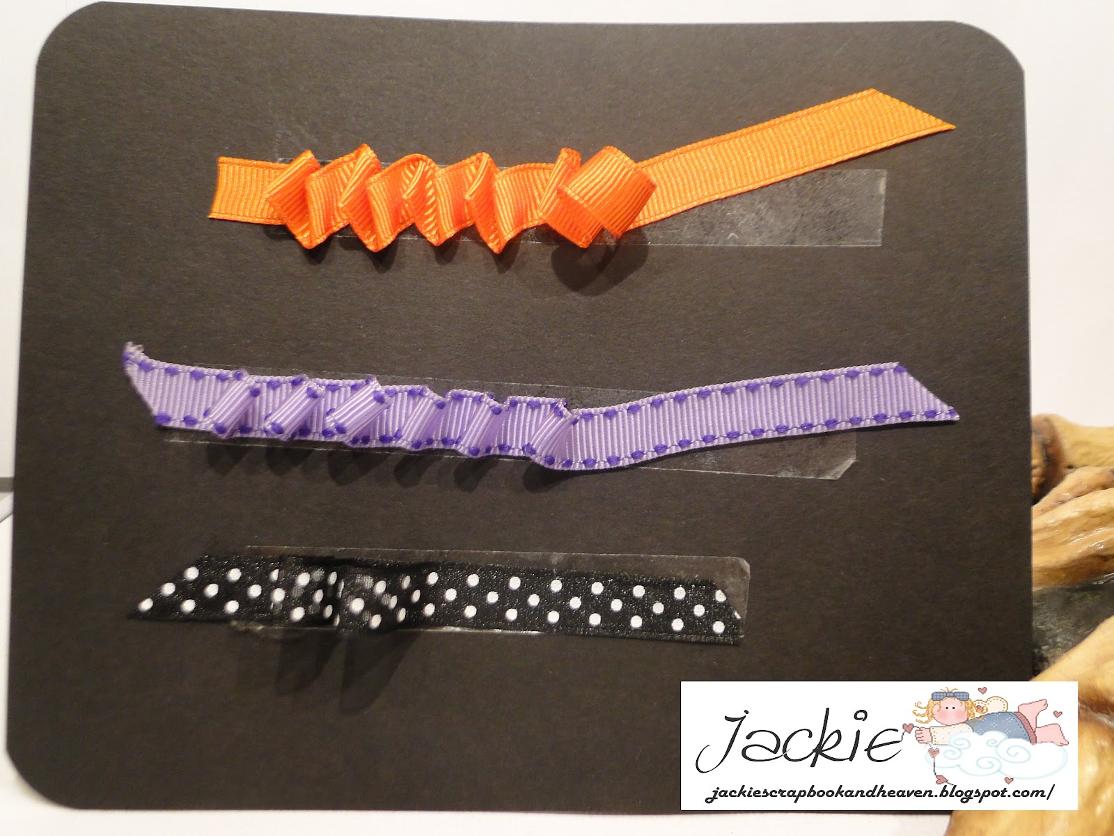 Jackie "Scrapbook and Heaven": Tutorial de Listón