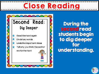 Primary Powers: Close Reading Freebie