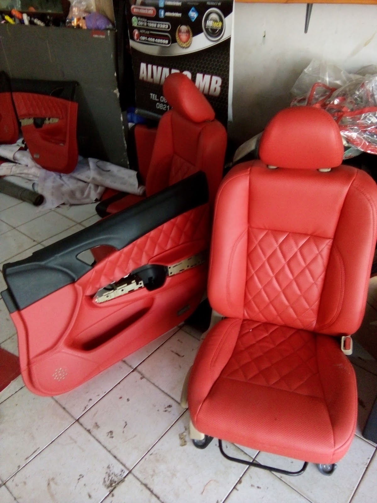 ALVARO JOK MOBIL INTERIOR CAR LEATHER SEAT VARIASI JOK DAN PLAFON MOBIL ...