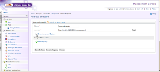 SOA Security: How to invoke secured backend service using WSO2 ESB