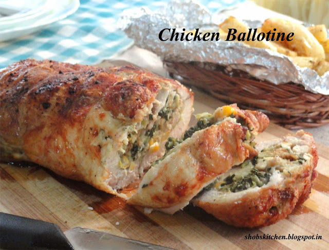 Chicken Ballotine! - ShobsKitchen