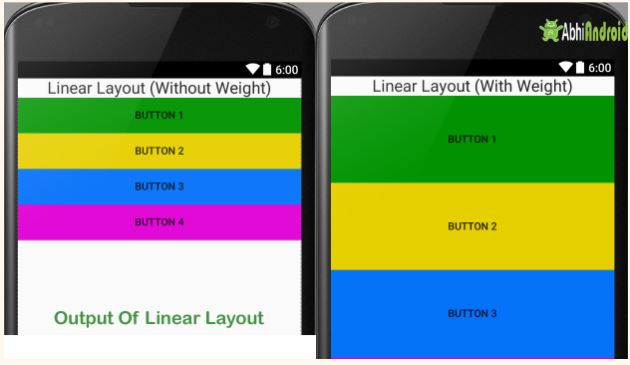 Linear Layout in Android ~ Computer Languages (clcoding)