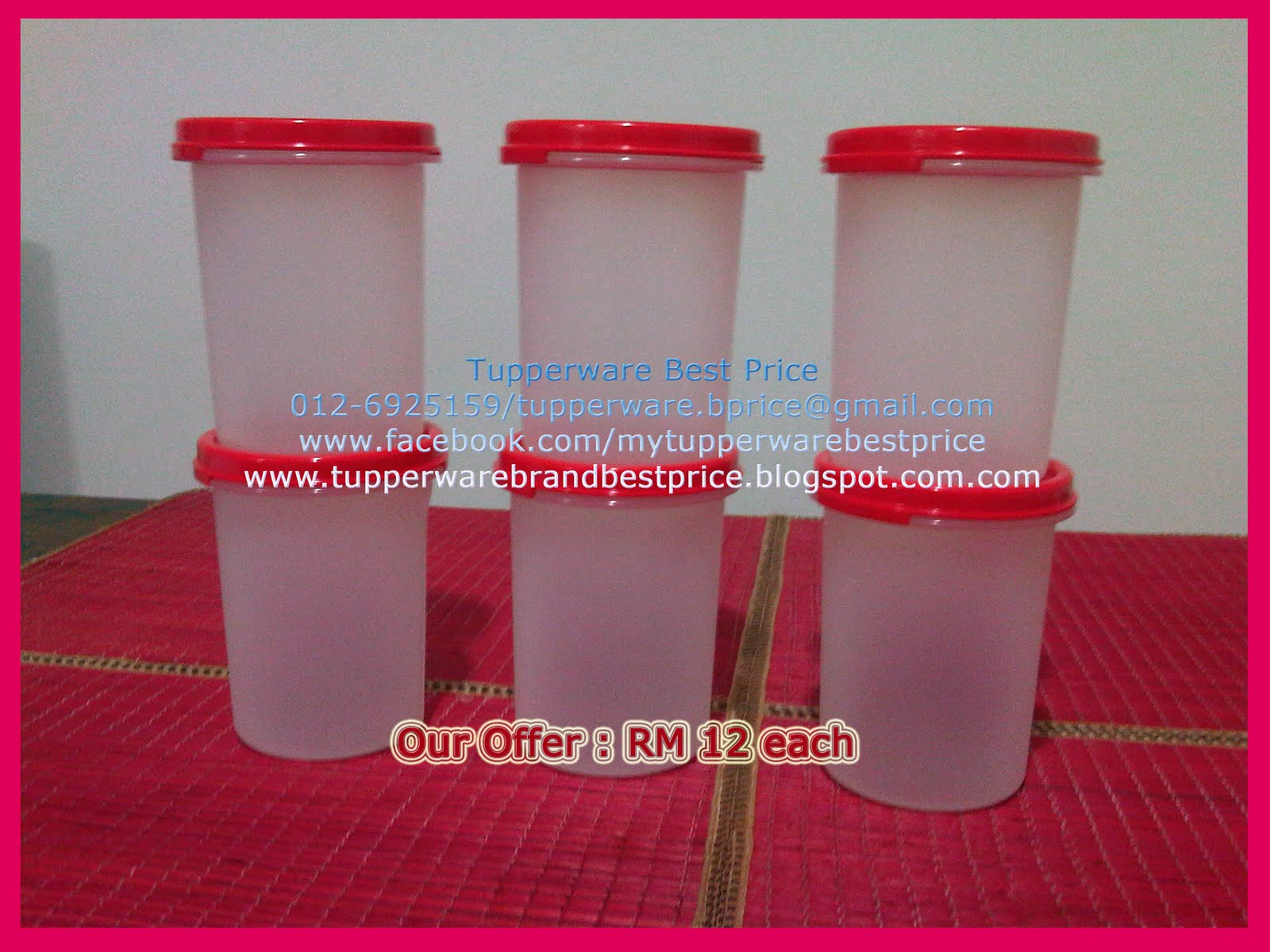 Tupperware Malaysia Best Price: Items from Catalog