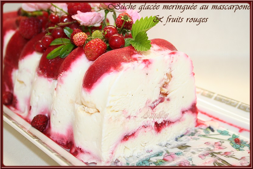 LA TABLE LORRAINE D'AMELIE: BÛCHE GLACEE MERINGUEE AU MASCARPONE ET ...