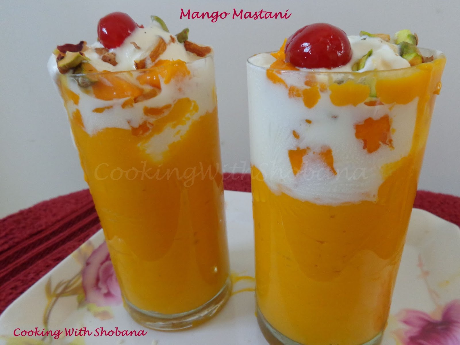 Cooking With Shobana : MANGO MASTANI
