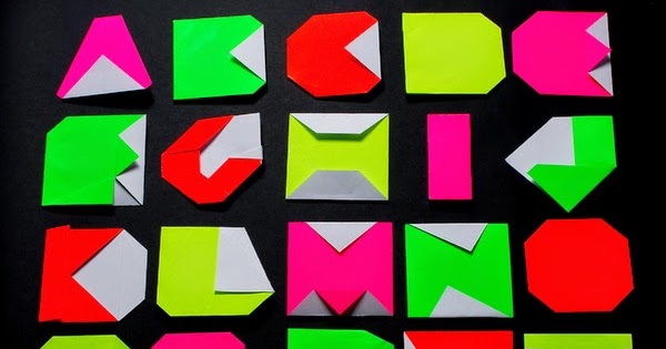 Origami Letters How To Make An Alphabet. - World Wonders Hobbies