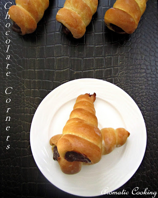 Aromatic Cooking: Eggless Chocolate Cornets
