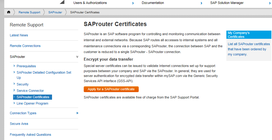 Introduction to SAP HANA Basis: SAP Router License Renewal