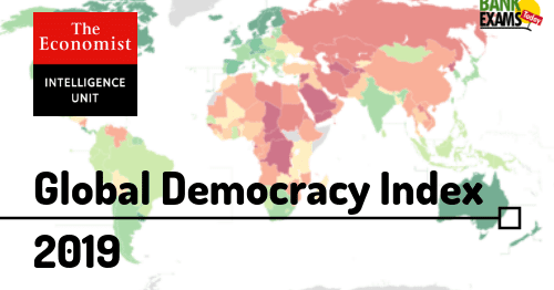 Highlights of Global Democracy Index 2019 - BankExamsToday