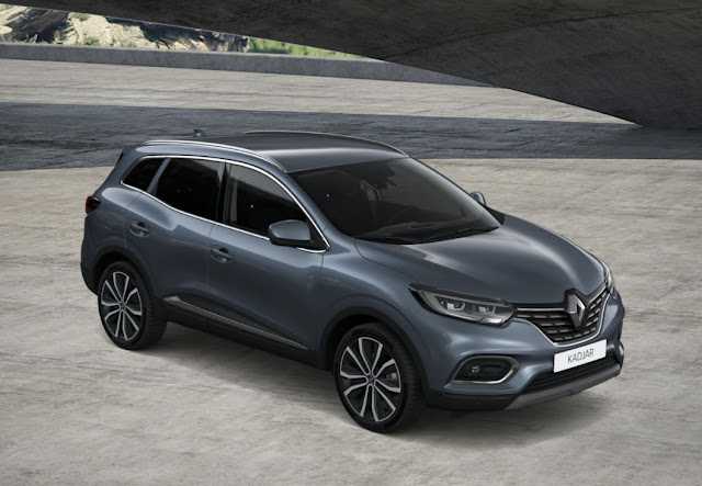 Renault Kadjar Restylé (2018 à 2022) - Couleurs, code peinture
