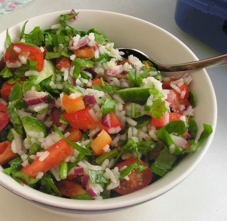Cooking with Yiddishe mama: Summer Rice Salad