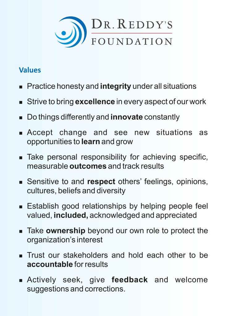 Dr.Reddy's Foundation - Innovate.Incubate.Integrate: New Brand Dr Reddy ...