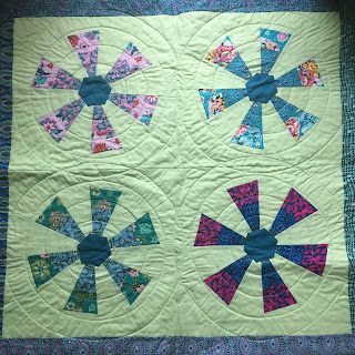 tree pillow and merry go round quilt / CHARM ABOUT YOU