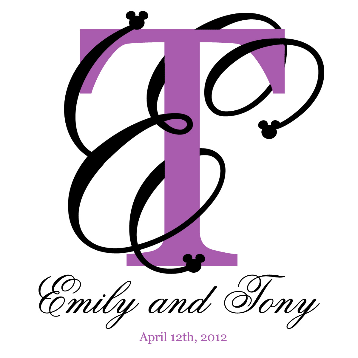 Digital Bunny's Designs: Disney Monograms