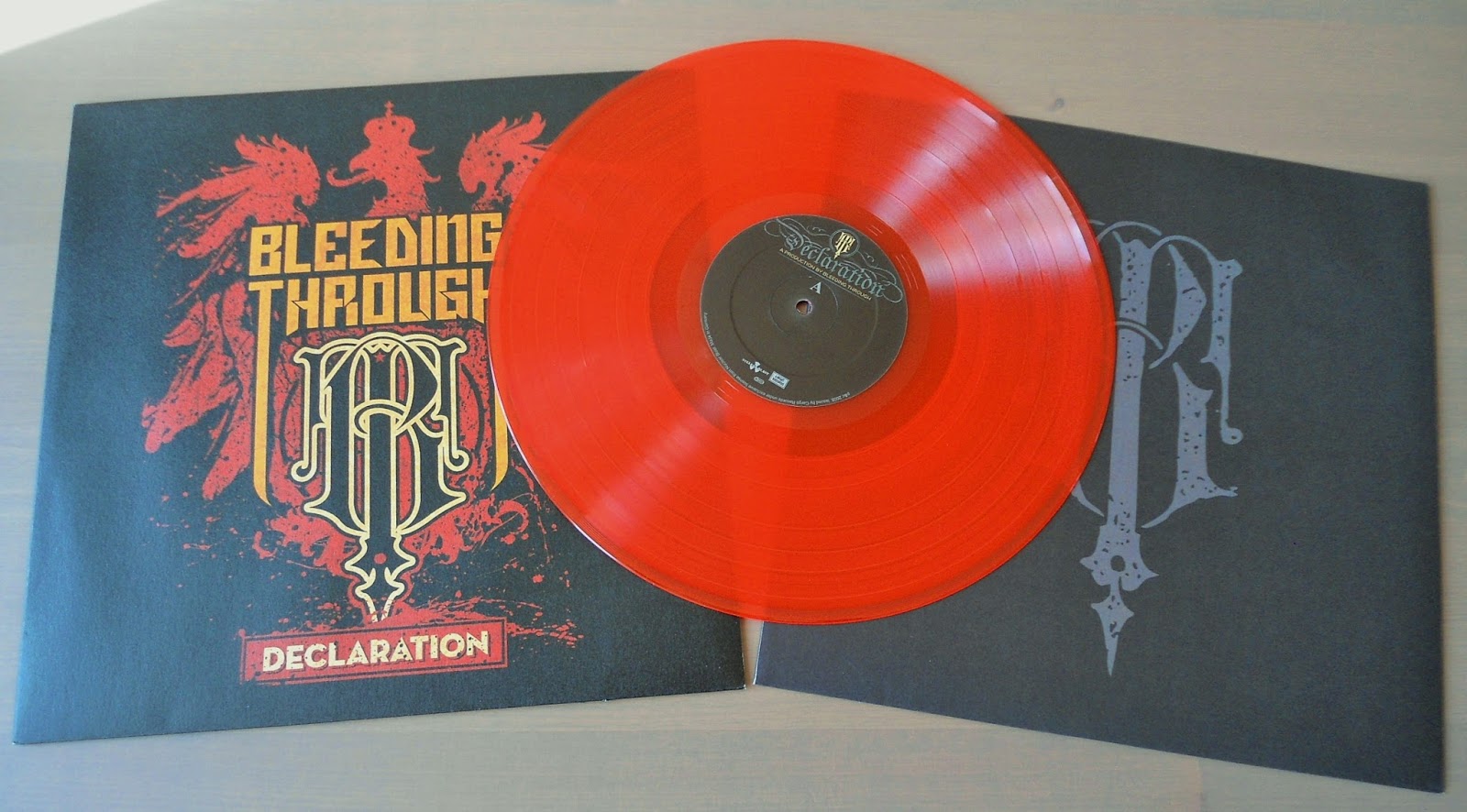 hardcore/metal vinyl: bleeding through - declaration