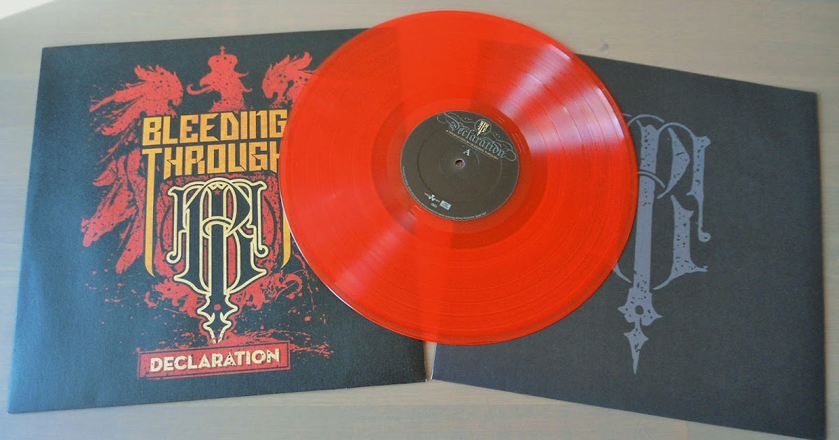 hardcore/metal vinyl: bleeding through - declaration